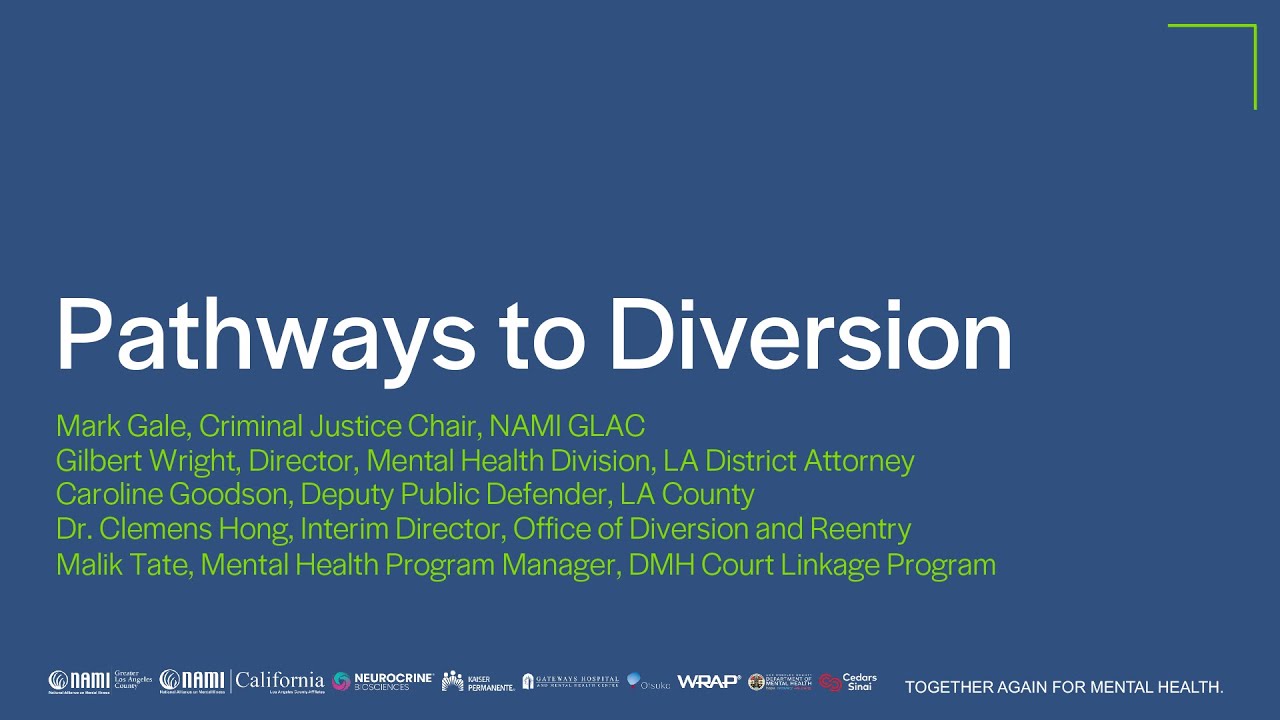 Pathways to Diversion - NAMI LA County Conference - Together Again for Mental Health - YouTube