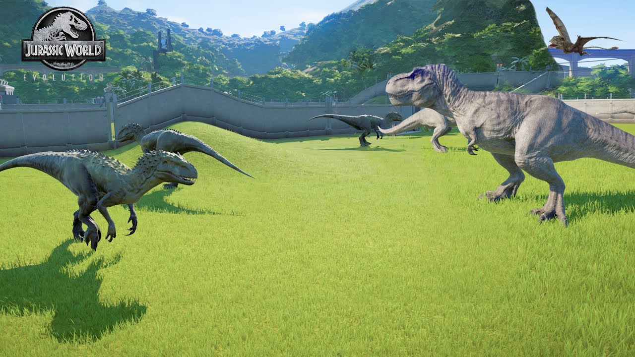 Battle Of The dinosaur, T Rex VS Indominus Rex | Jurassic World ...