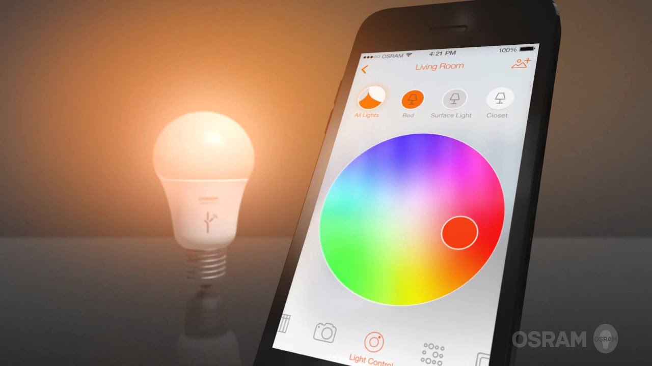 LIGHTIFY A60 RGBW from OSRAM - YouTube
