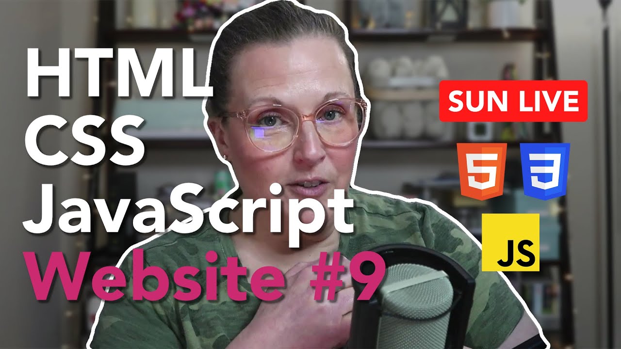 Live Build A Blog Website With Html Css And Javascript Part 9 Youtube