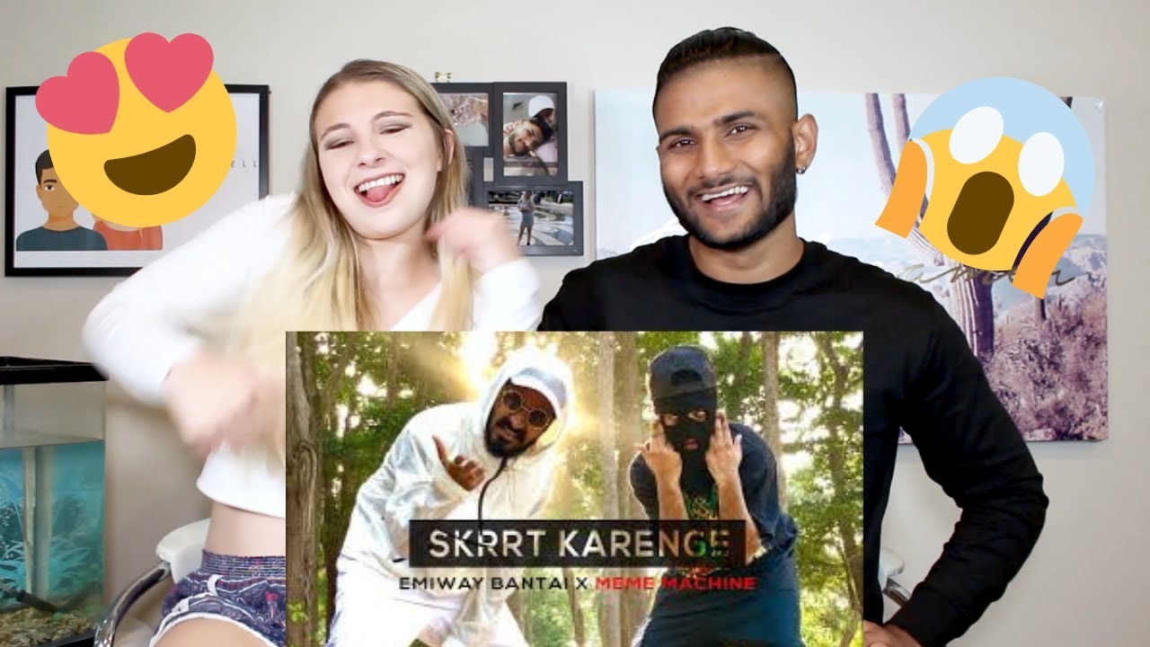 Emiway Bantai | Skrrt Karenge | ft Meme Machine | Reaction - YouTube
