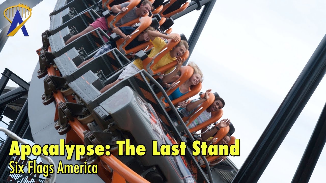 Apocalypse: The Last Stand Roller Coaster POV at Six Flags America ...