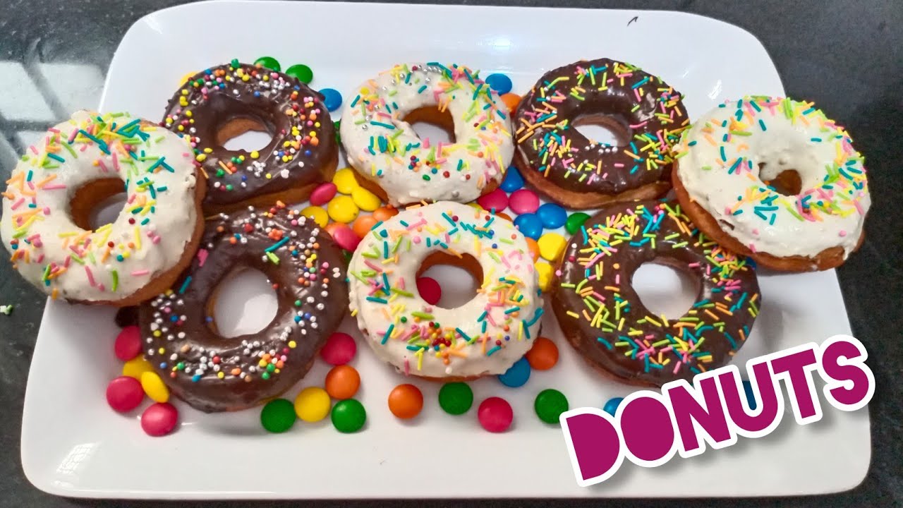 Donuts 🥯//Easy Homemade Donuts Recipie //Egg less Donuts 😋😋 - YouTube
