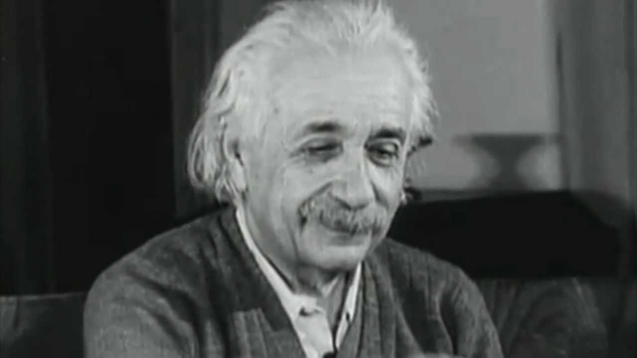 Albert Einstein wearing his iconic eyeglasses - YouTube