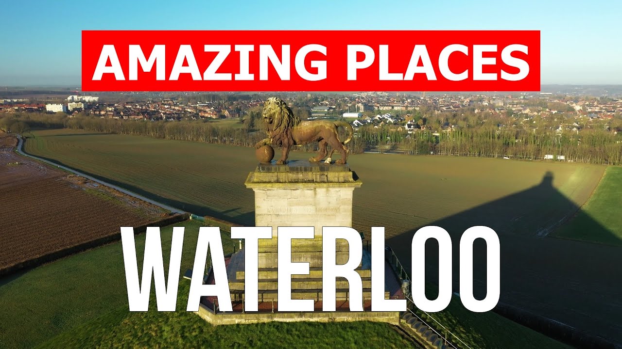 Waterloo monument in 4k. Belgium, Waterloo places to visit - YouTube