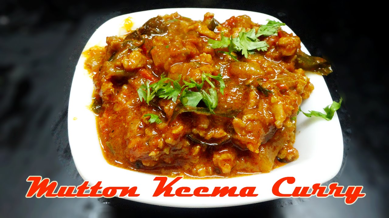 Mutton Keema Curry Mutton kaima koora (మటన్ కైమా కూర) - YouTube