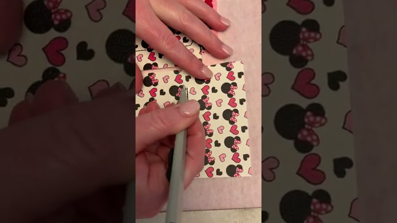 How to make a small tab card wallet - YouTube