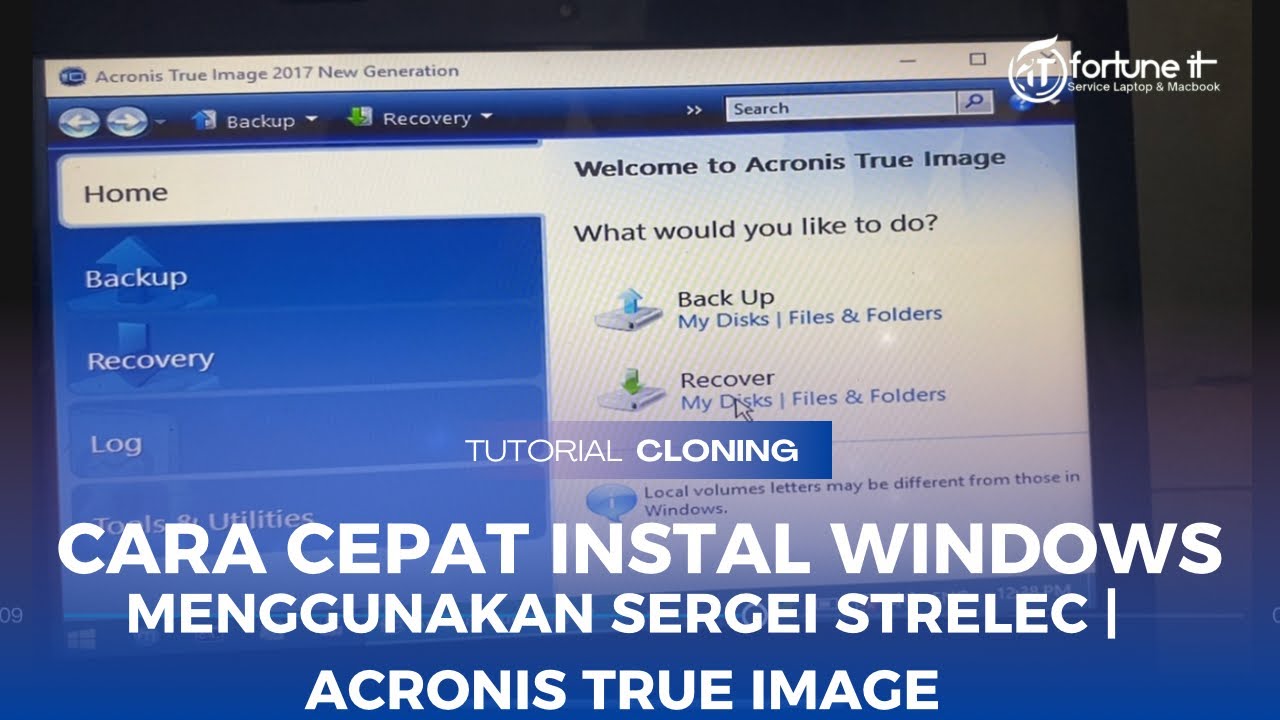 Cara Cepat Instal Windows Menggunakan Sergei Strelec | Acronis True Image #instalwindows # ...