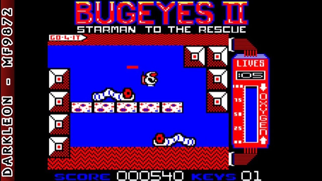 BBC Micro - Bug Eyes 2 - Starman to the Rescue (19XX) - YouTube
