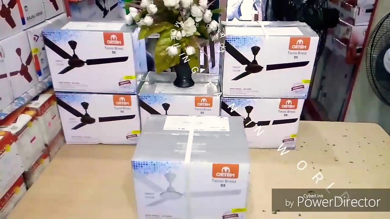 ORTEM CEILING fan in best price - YouTube