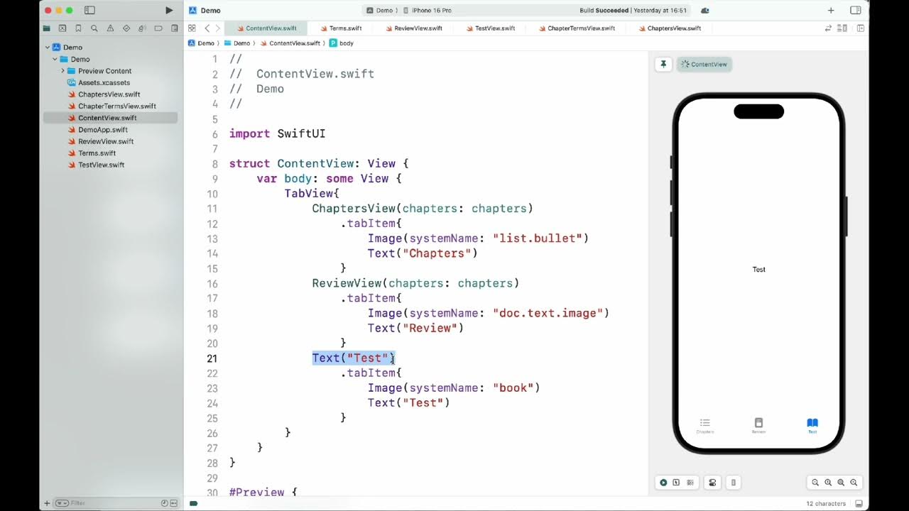 Practical Beginner Project SwiftUI Offline Reviewer - Part 3 - YouTube
