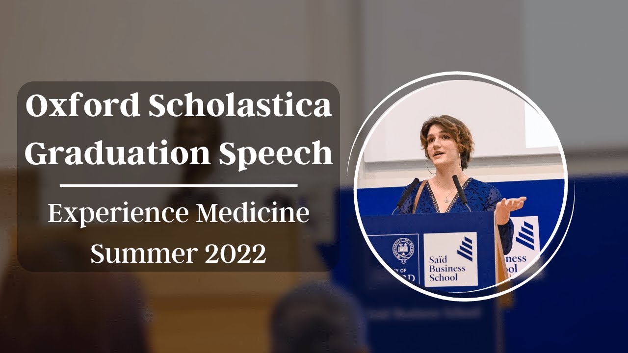 Oxford Scholastica Graduation Speech 2022 - YouTube