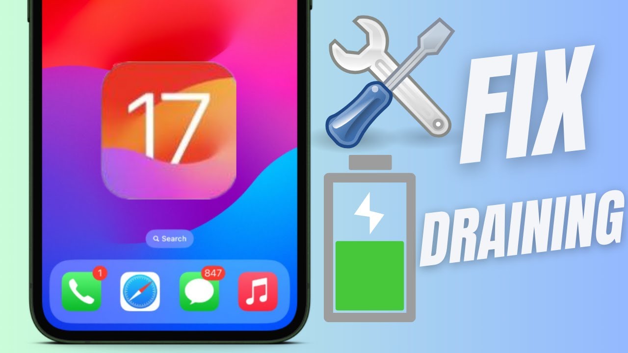 Fix Ios 17 Battery Drain Battery Draining Fast After Ios 17 Update