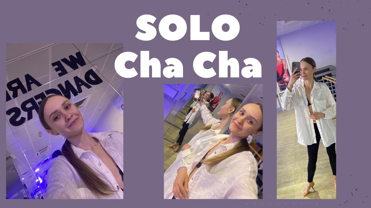 SOLO Cha Cha Dance Routine | Basic Steps | CHACHA DANCE - YouTube