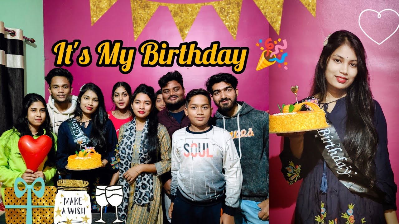 My Birthday Vlog🎉|| সবাইমিলে রাত 12টা তে Surprise দিলো আমাকে😍🫶|Afreena| #hoichoiuniverse - YouTube