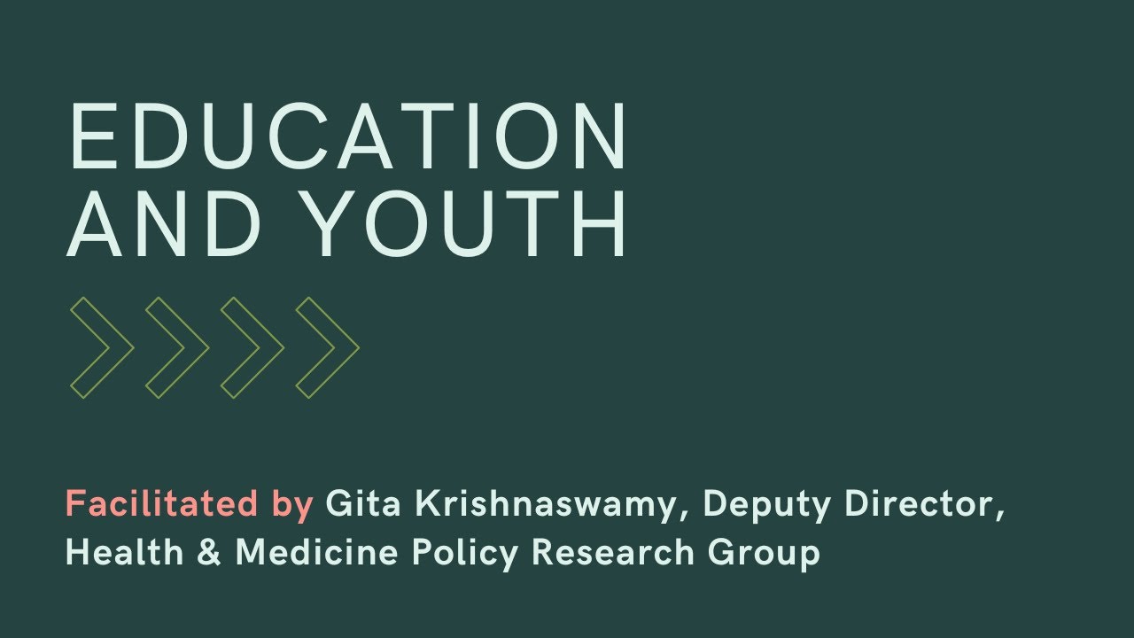 Afternoon Session: Education and Youth - YouTube
