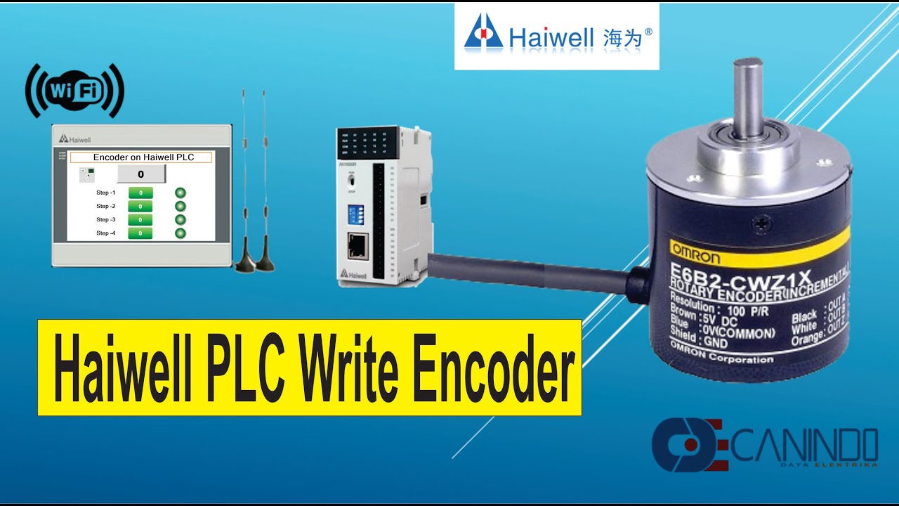 Haiwell PLC Read Encoder - YouTube