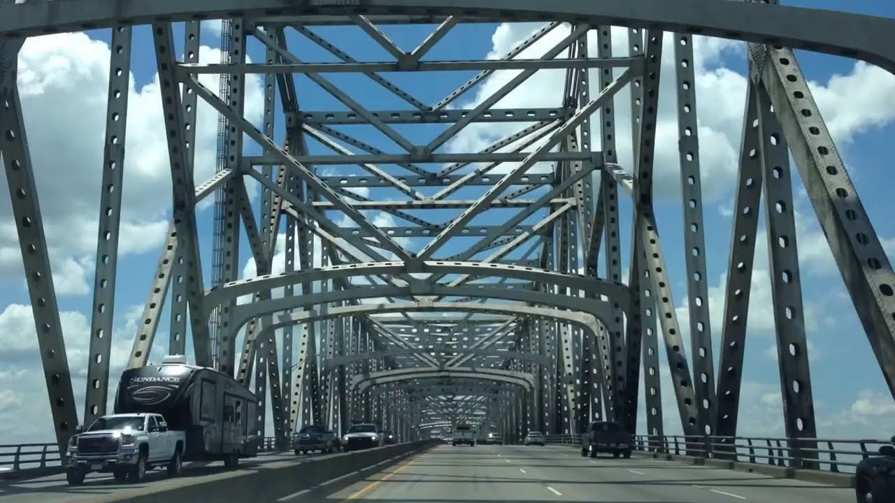 Horace Wilkinson Bridge, Baton Rouge, Louisiana - YouTube