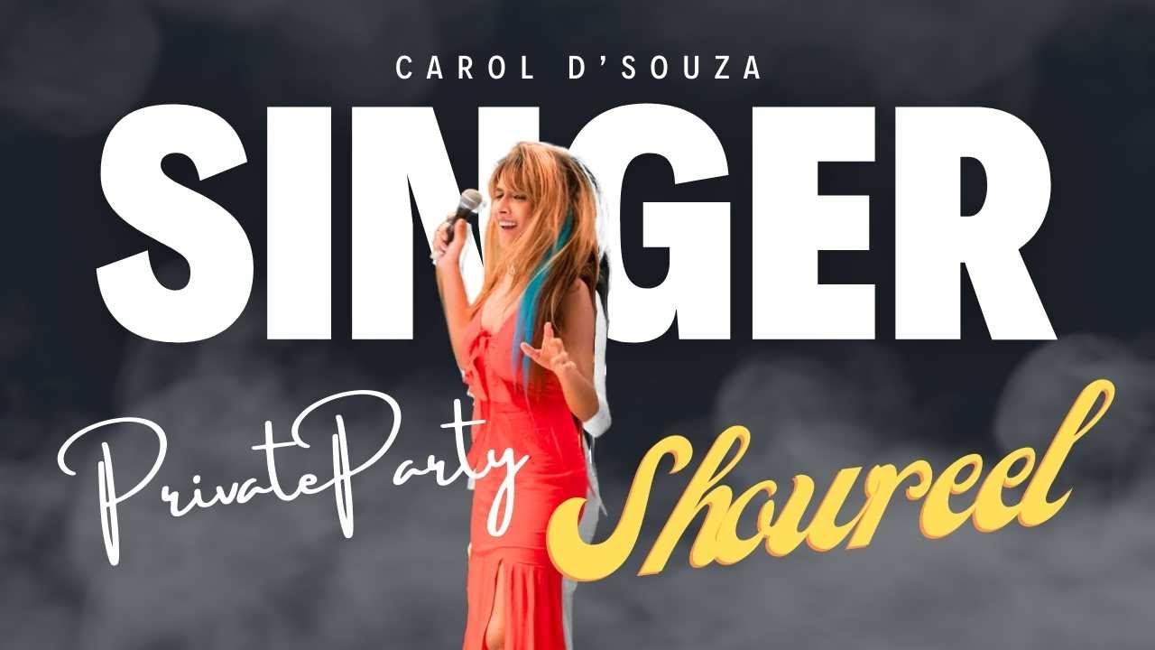 Carol Dsouza Private Party video Reel EMCEE, Singing and Caroloke Session - YouTube