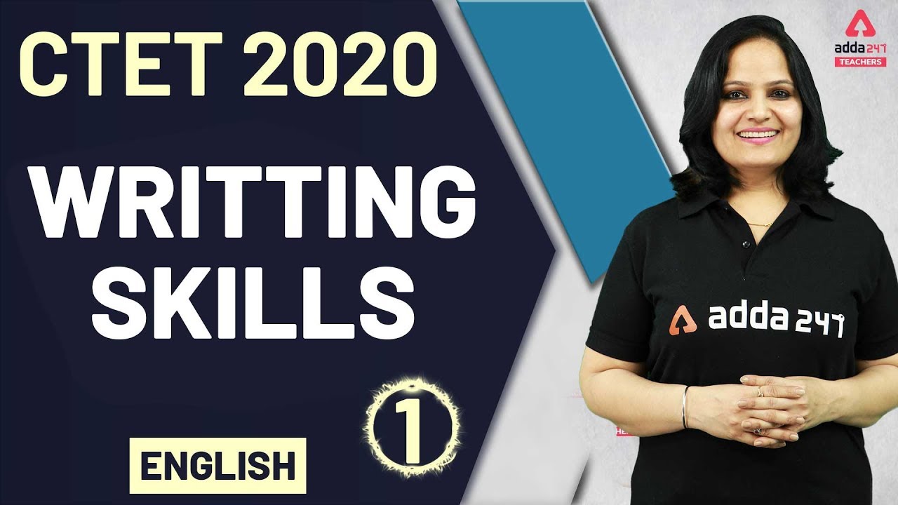 CTET 2020 July | English Class | Writing Skills for CTET Preparation in ...