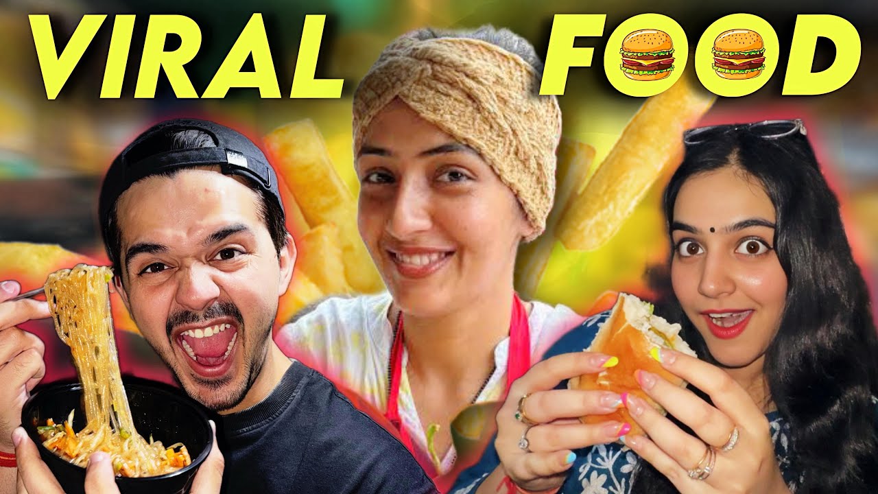 Eating all Viral Street Food for 24 hours🔥 - YouTube