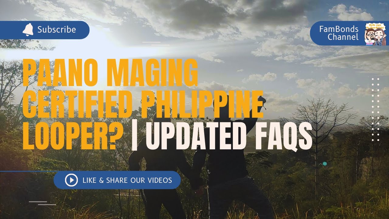 Philippine Loop | How to be a Certified looper? | Updated FAQs - YouTube