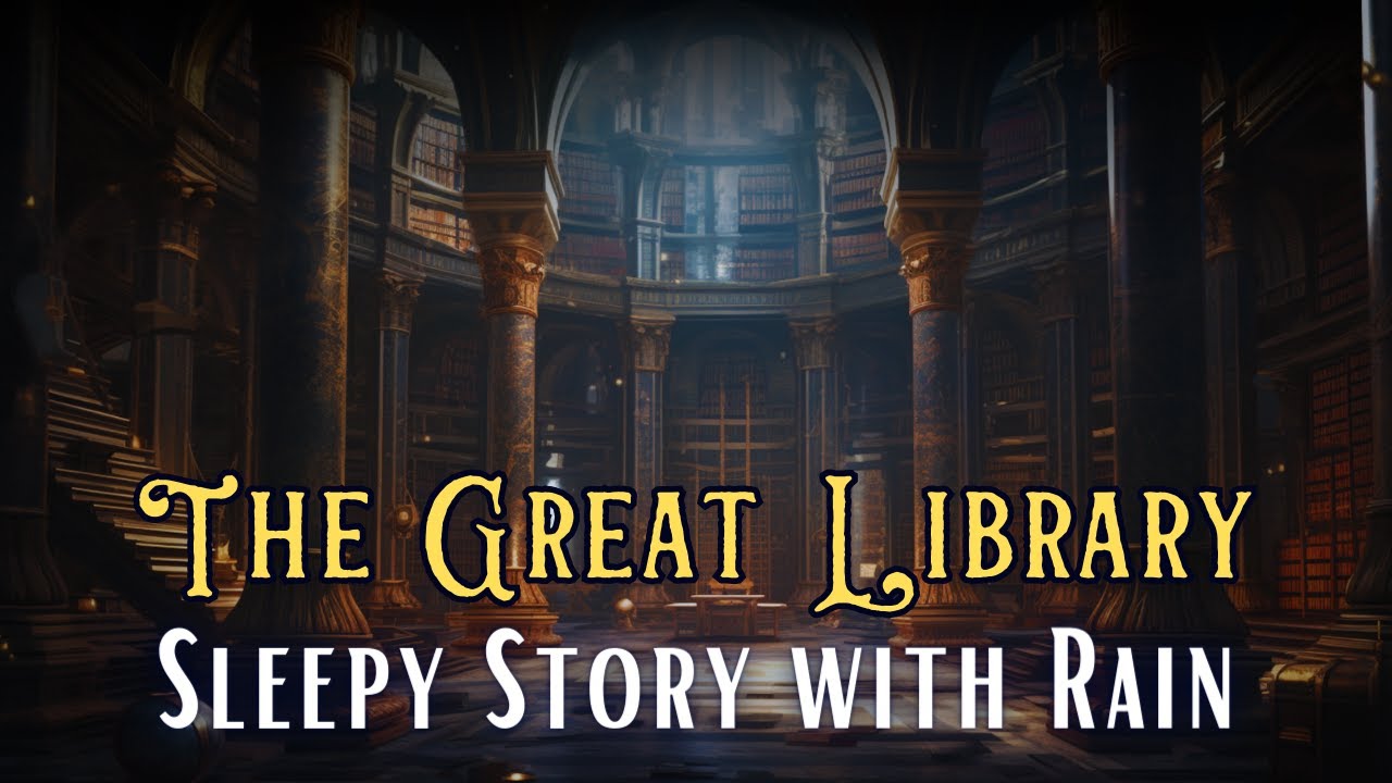 A Relaxing Rainy Story The Great Library of Alexandria Bedtime Story ...