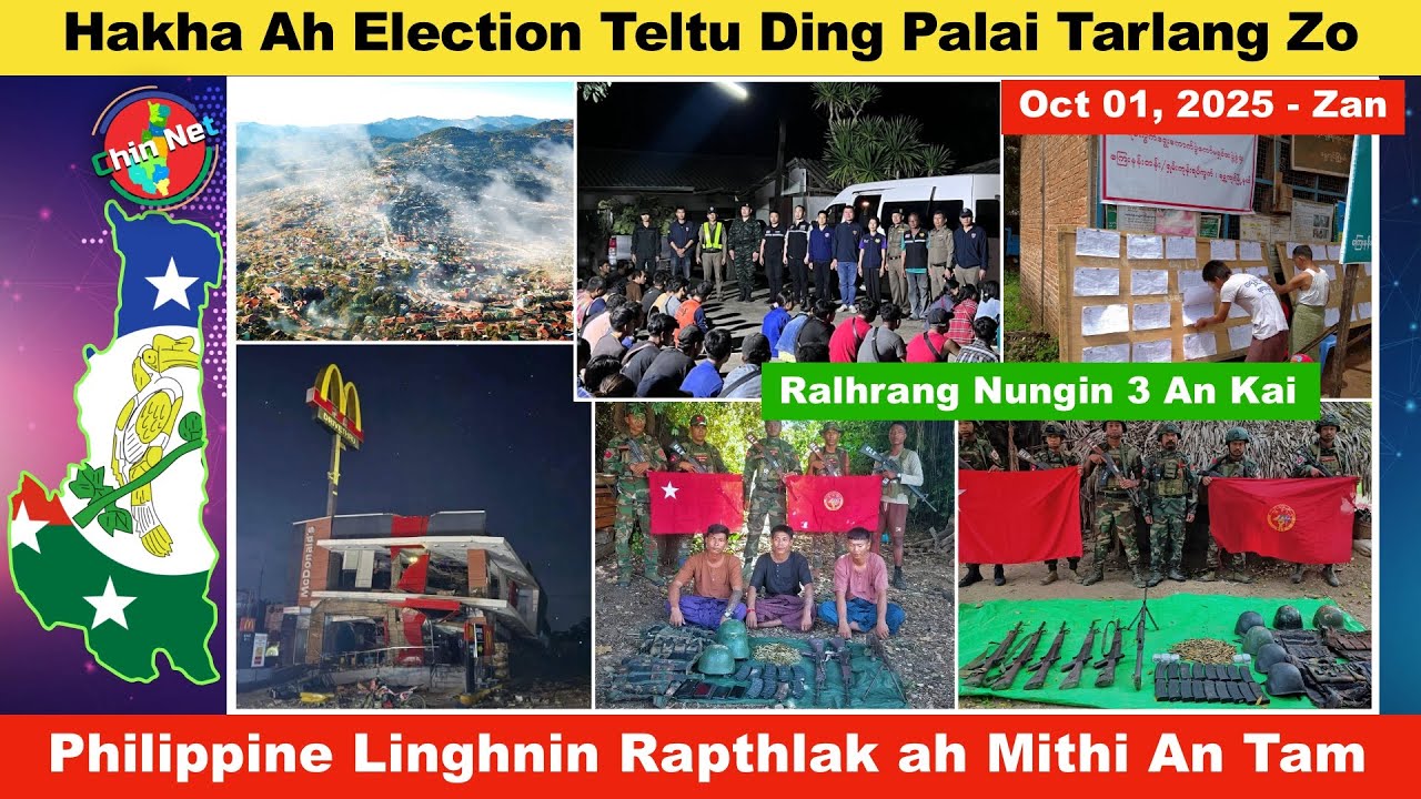Oct 01 Zan: Hakha Ah Election Ih Cuhtu Ding Hmin An Tar Zo. Philippine ...