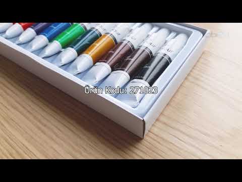 Artzone Quality 12 Renk Yağlı Boya Seti