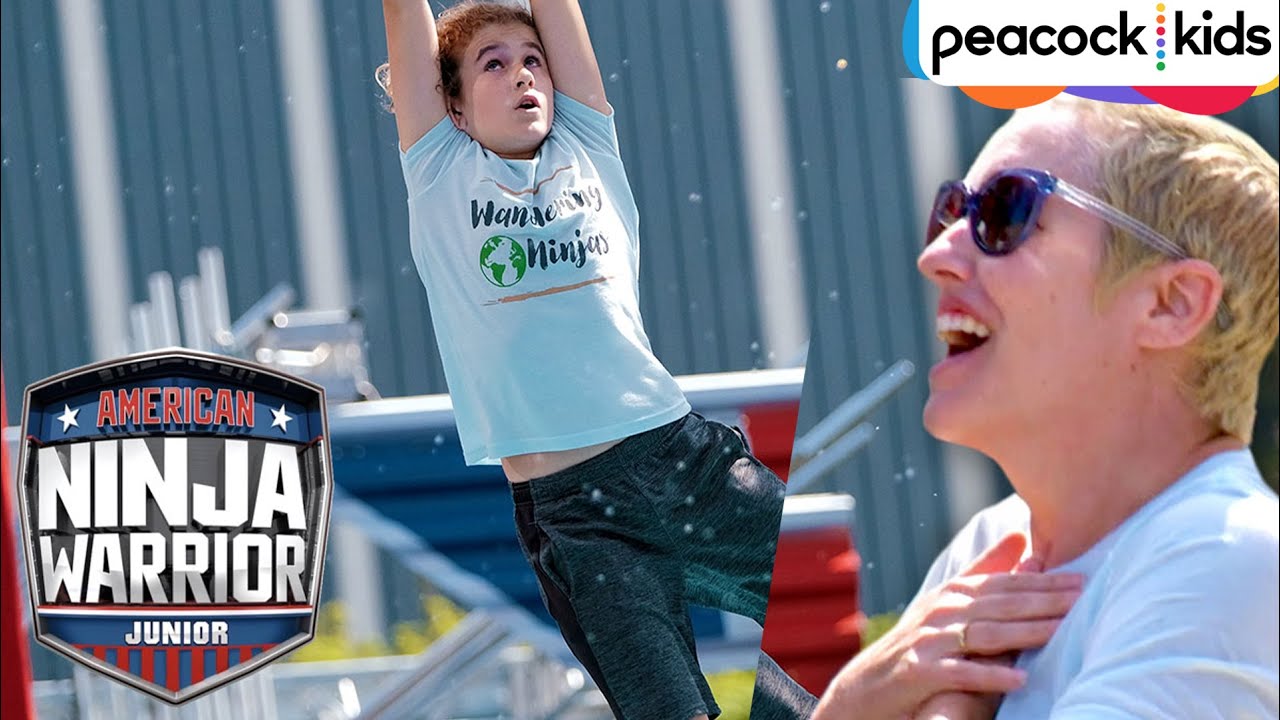 Ninja Kid Runs the Course for His Mom ️ | American Ninja Warrior Junior ...