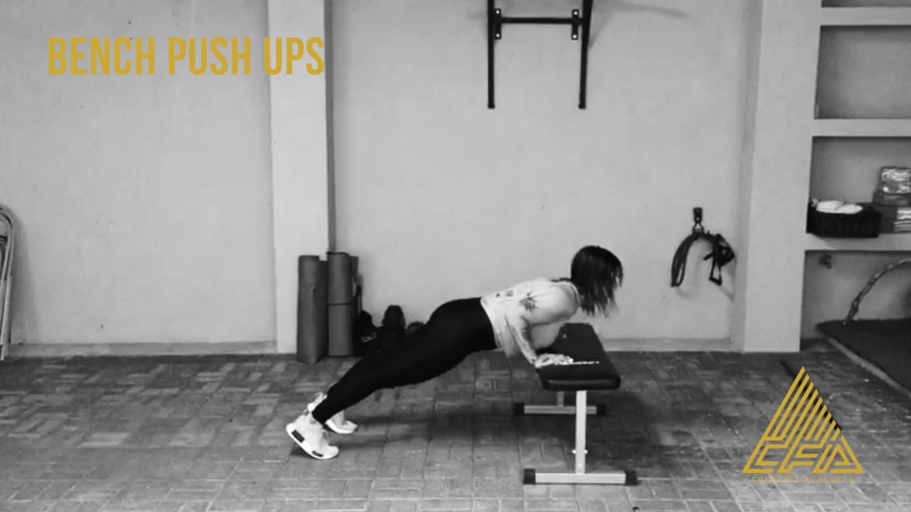 Bench Push Ups - CrossFit Alajuela Movement Gallery - YouTube