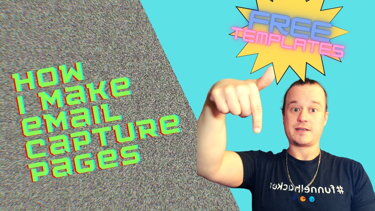 How to Make an Email Capture Page - FREE Templates!!! - YouTube