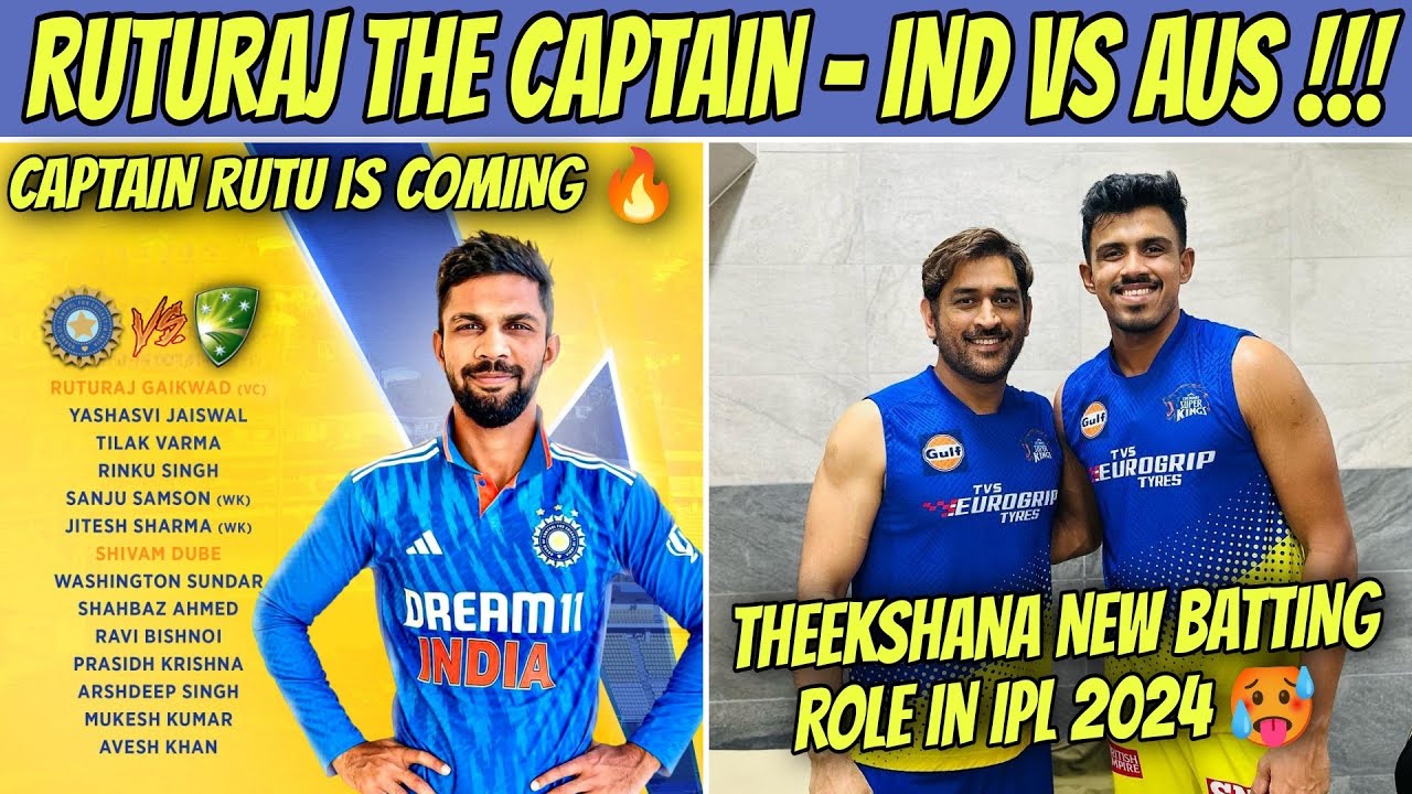 Ruturaj Gaikwad The Captain Is Back 🥵 | Maheesh Theekshana CSK IPL 2024 ...