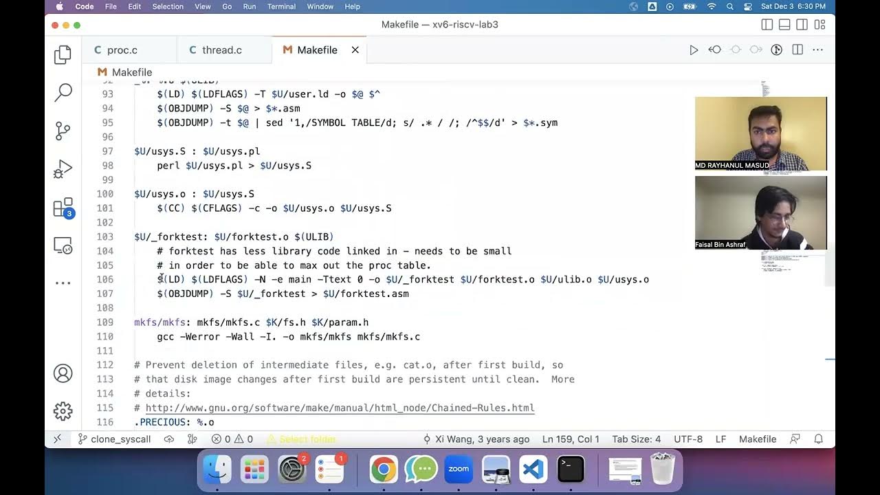 Lab3 OS (xv6 Threads) - YouTube