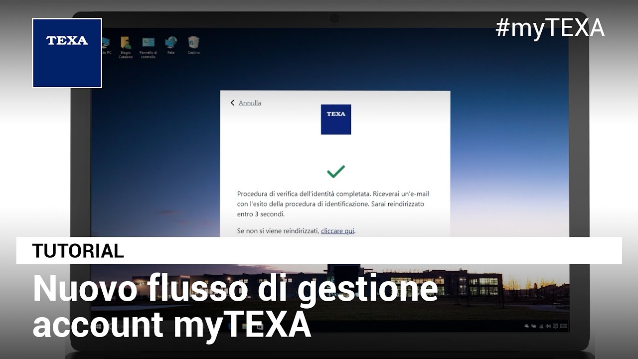 IT - Nuovo flusso di gestione account myTEXA - YouTube