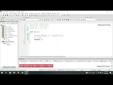 CodeBlocks - C C++ - Penggunaan konstanta dengan perintah const dan ...