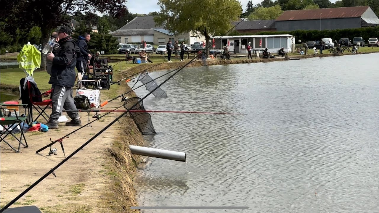 Journée de pêche à la truite pour la MATT 2024 - YouTube