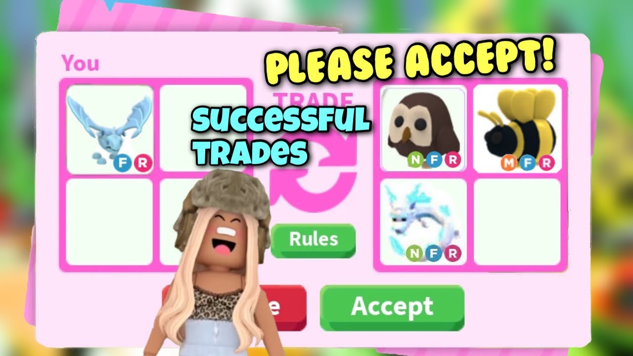 Adopt Me Trading Proofs! I got a Mega King Bee 🐝 🐝 & Best Trades ...