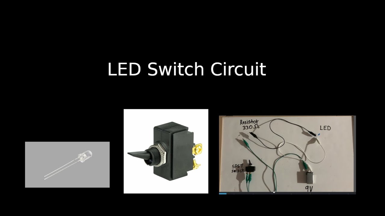 LED Switch Circuit - YouTube