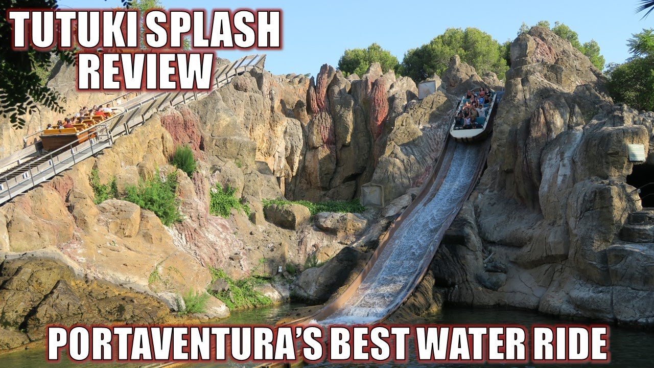 Tutuki Splash Review, PortAventura Intamin Extended Shoot-the-Chutes ...
