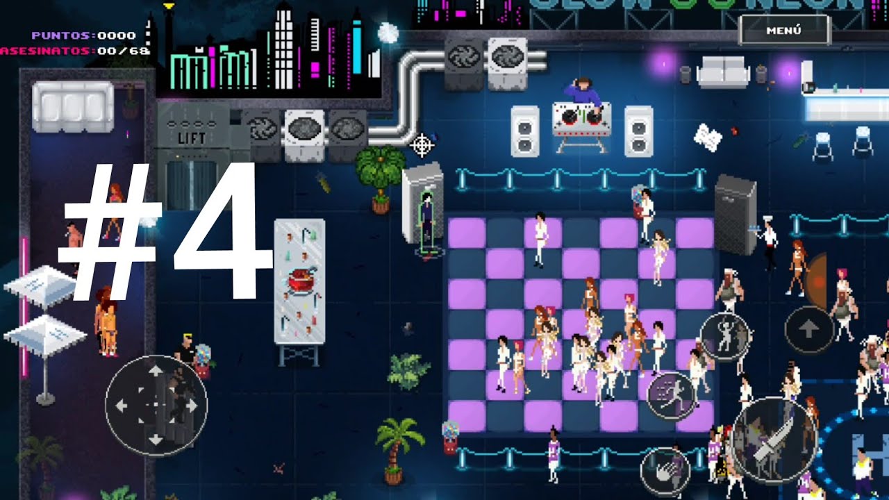 Party Hard. Gameplay del nivel 4. Neon top Party. - YouTube