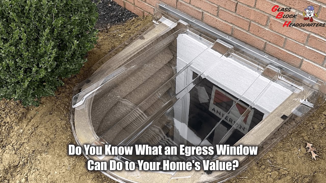 Egress Window Installation, Glass Block HQ - YouTube