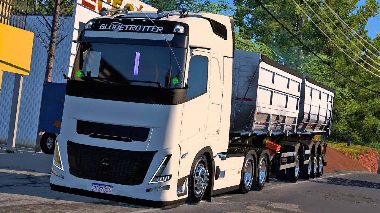ESSA CONFIGURAÇÃO FICOU MUITO TOP! - VOLVO FH AERO 780 NA CAÇAMBA ...
