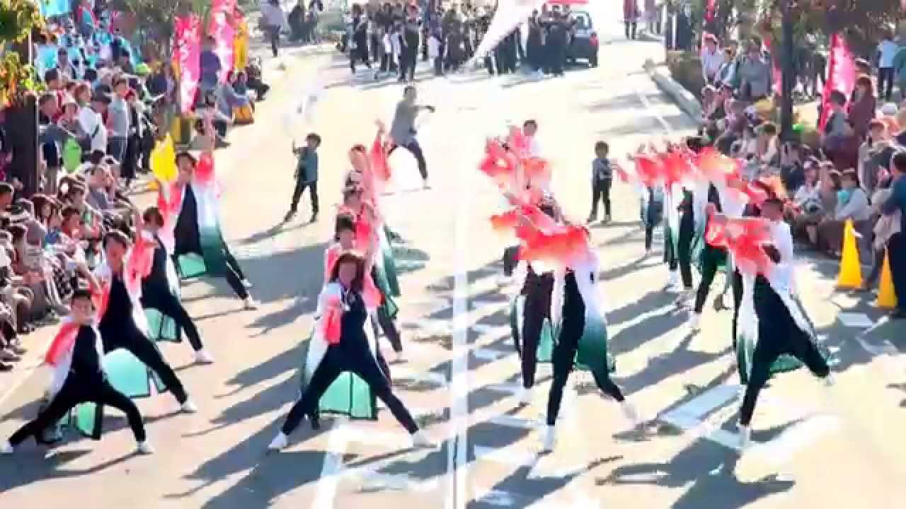 naruko dance team【いぶき】 in つるせよさこい祭り 2014 - YouTube