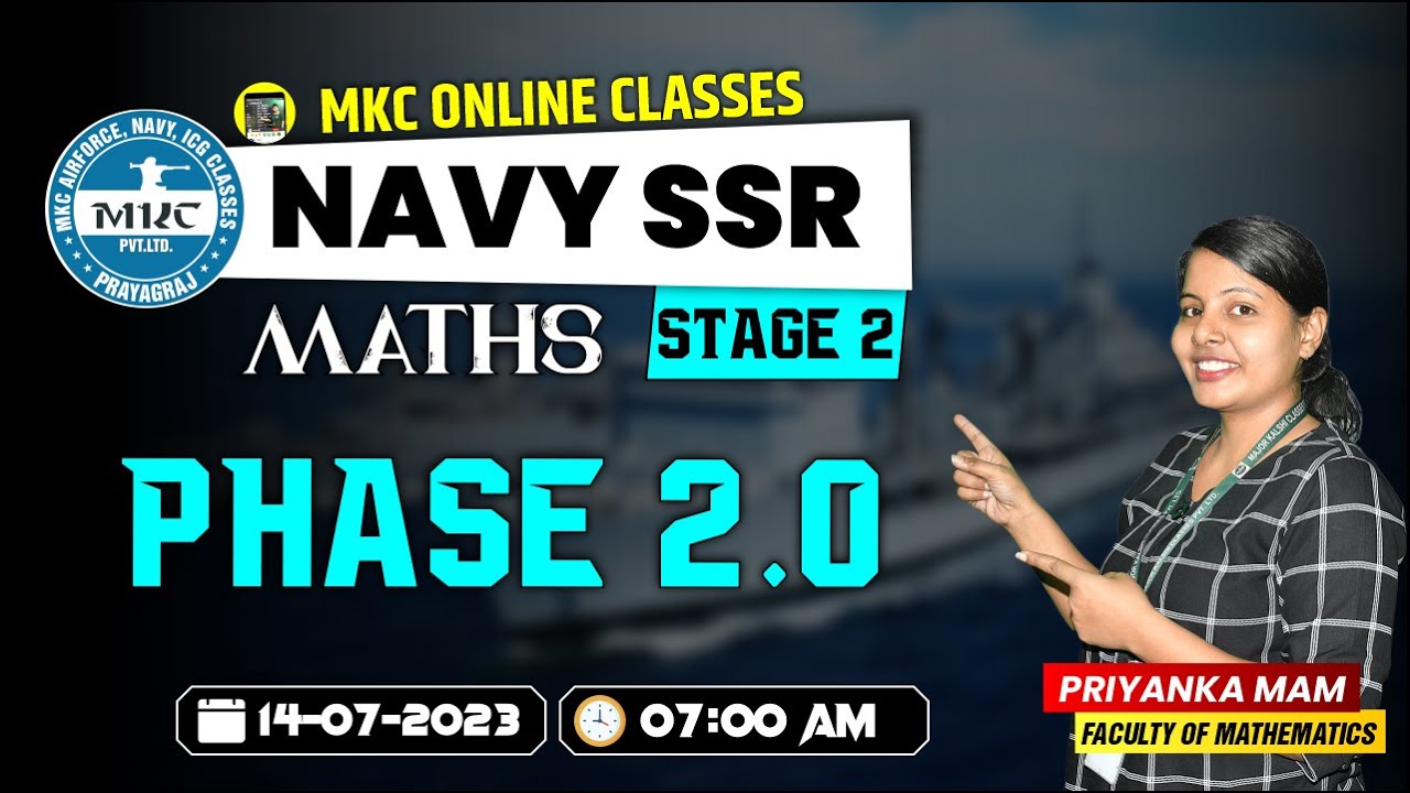 Navy SSR Stage 2 Exam | Mathematics Written Exam-02 | Agniveer Navy SSR Navy SSR Phase 2 Class ...