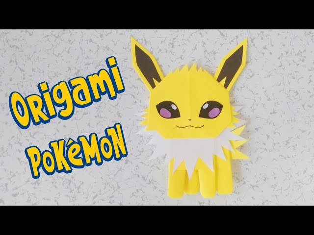Origami Pokemon Eevee Instructions