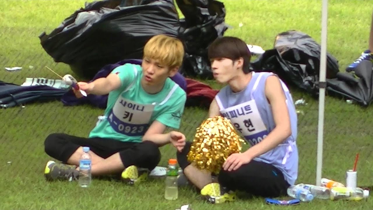 110827 infinite Woohyun & SHINee KEY Making HEART to SHINeeWorld! - YouTube