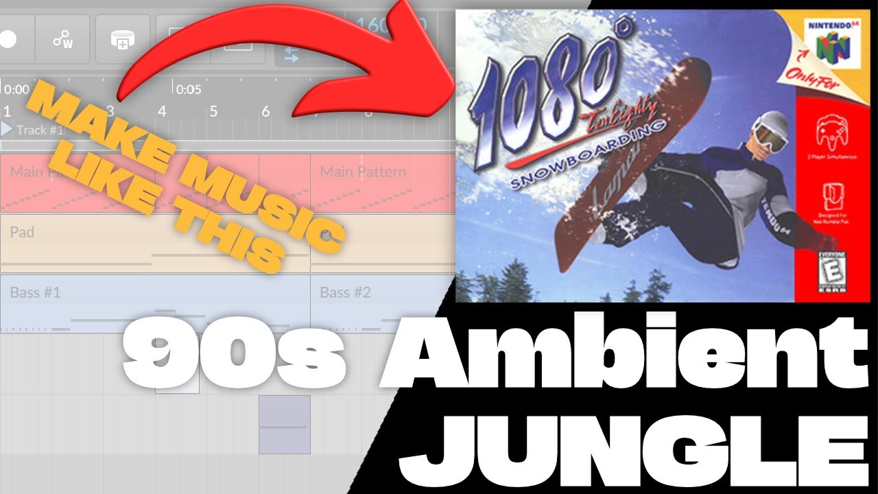 Make 90s Ambient Jungle like in 1080 Snowboarding - YouTube