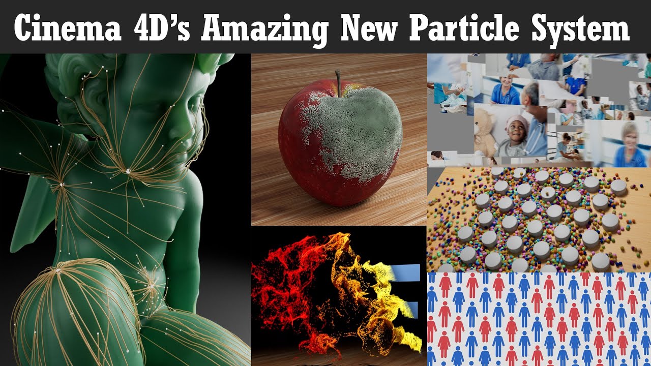 Cinema 4D's Groundbreaking New Particle System: Six examples of what ...