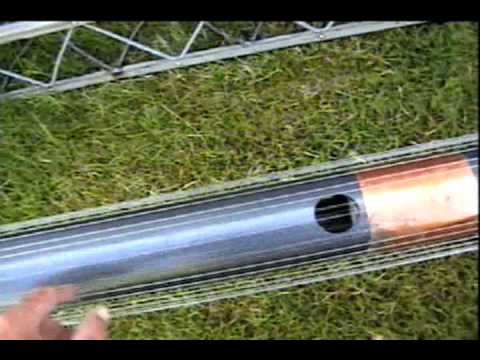 Large Wind Harp Test1 - YouTube